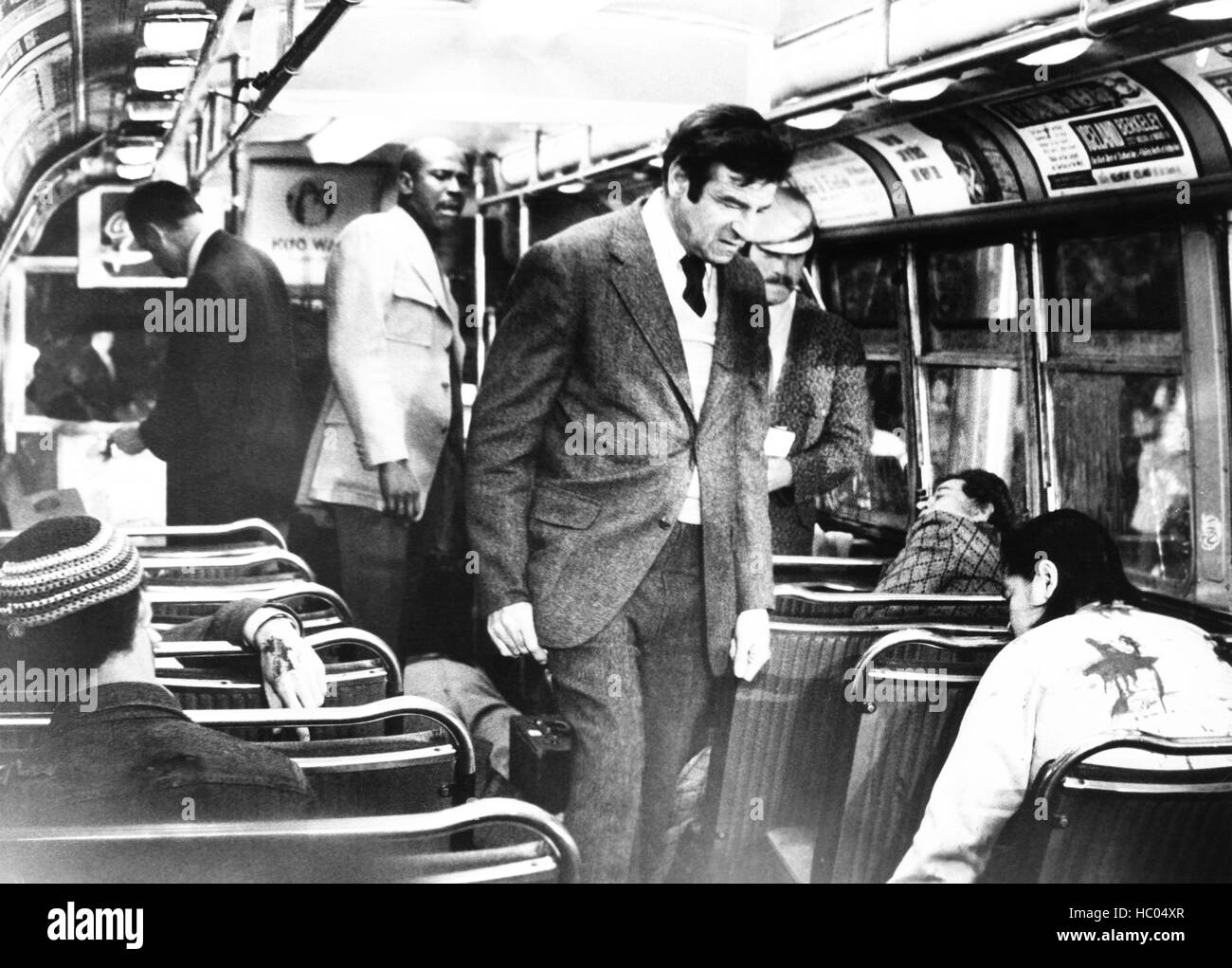 THE LAUGHING POLICEMAN, standing from rear: Louis Gossett Jr., Bruce ...