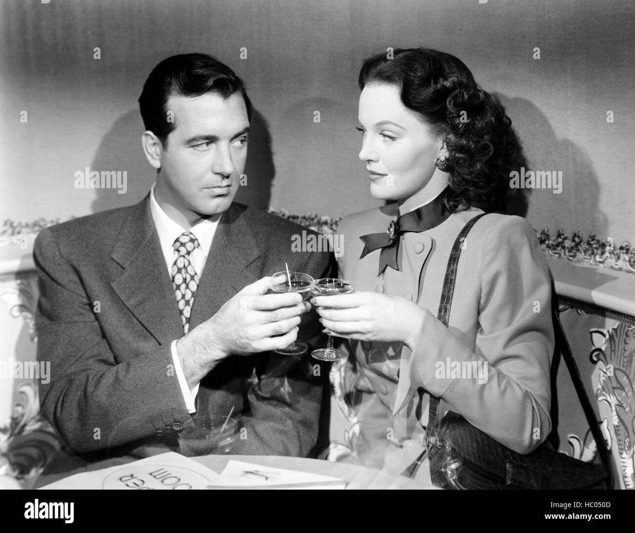 LARCENY, from left, John Payne, Dorothy Hart, 1948 Stock Photo - Alamy