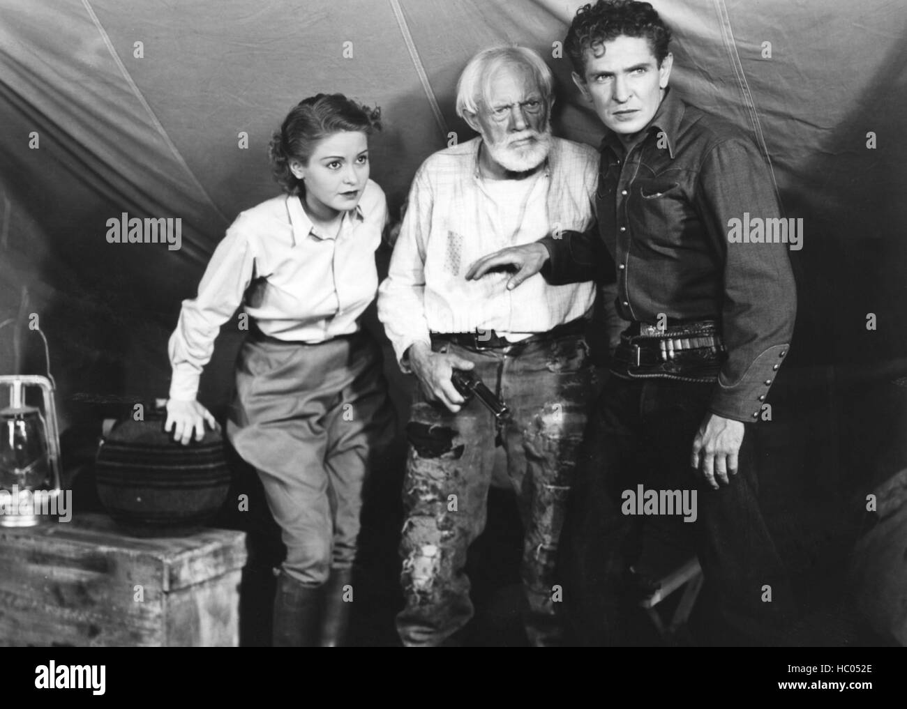 THE LAW RIDES, Harley Wood, Buck Connors, Bob Steele, 1936 Stock Photo ...