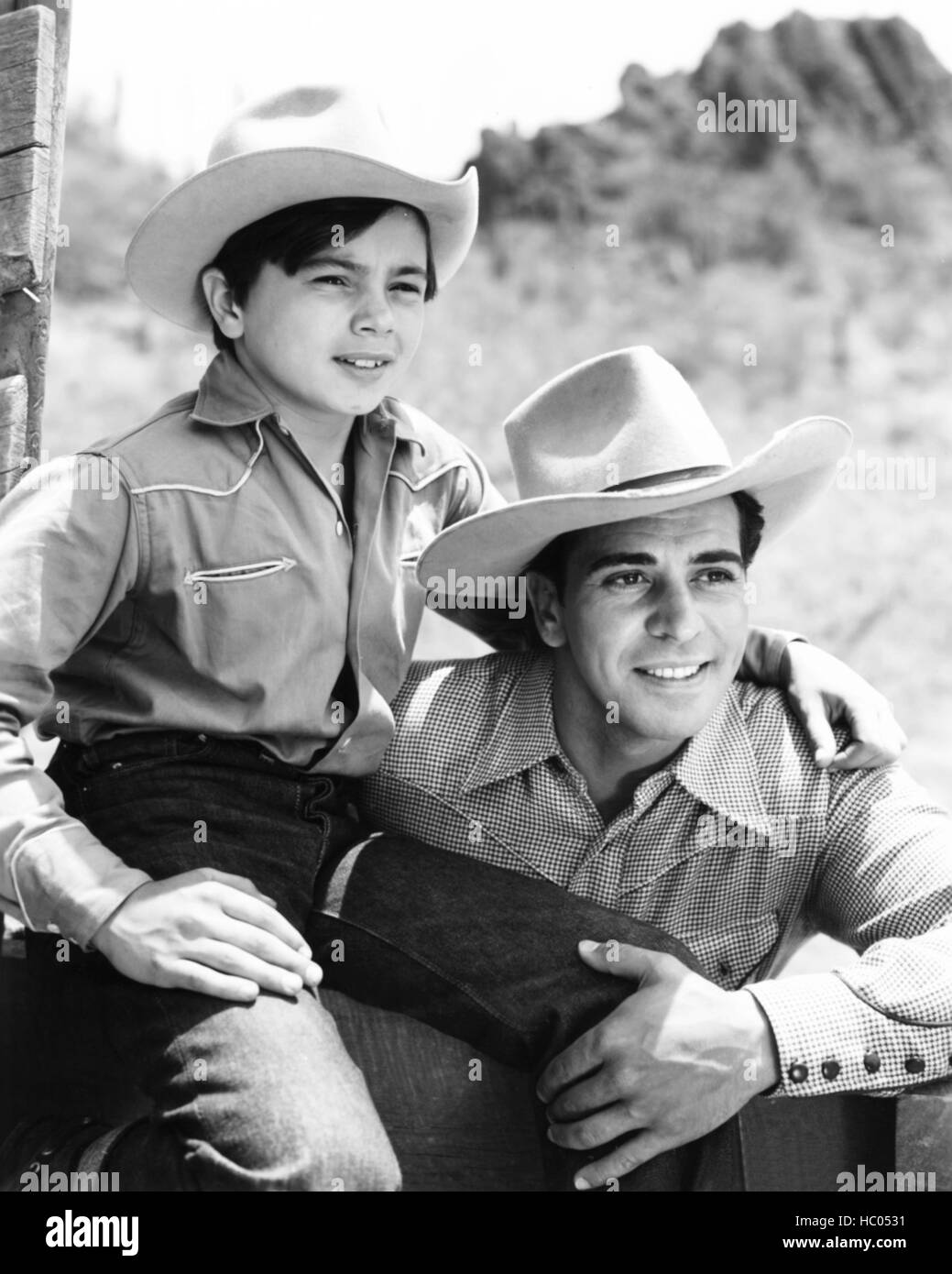 THE LAST ROUND-UP, from left, Robert Blake, (billed as Bobby Blake ...