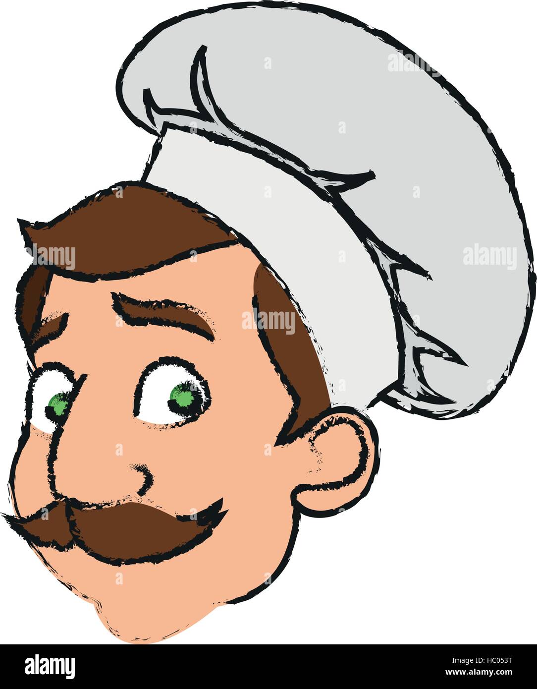 Isolated male chef cartoon design Stock Vector Image & Art - Alamy