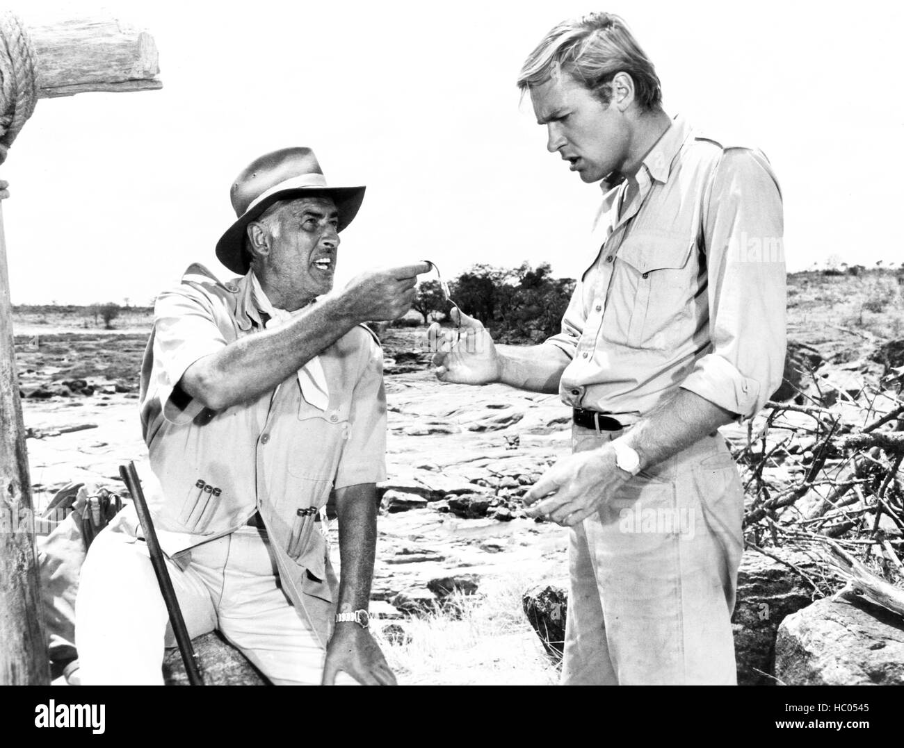 THE LAST SAFARI, from left: Stewart Granger, Kaz Garas, 1967 Stock ...