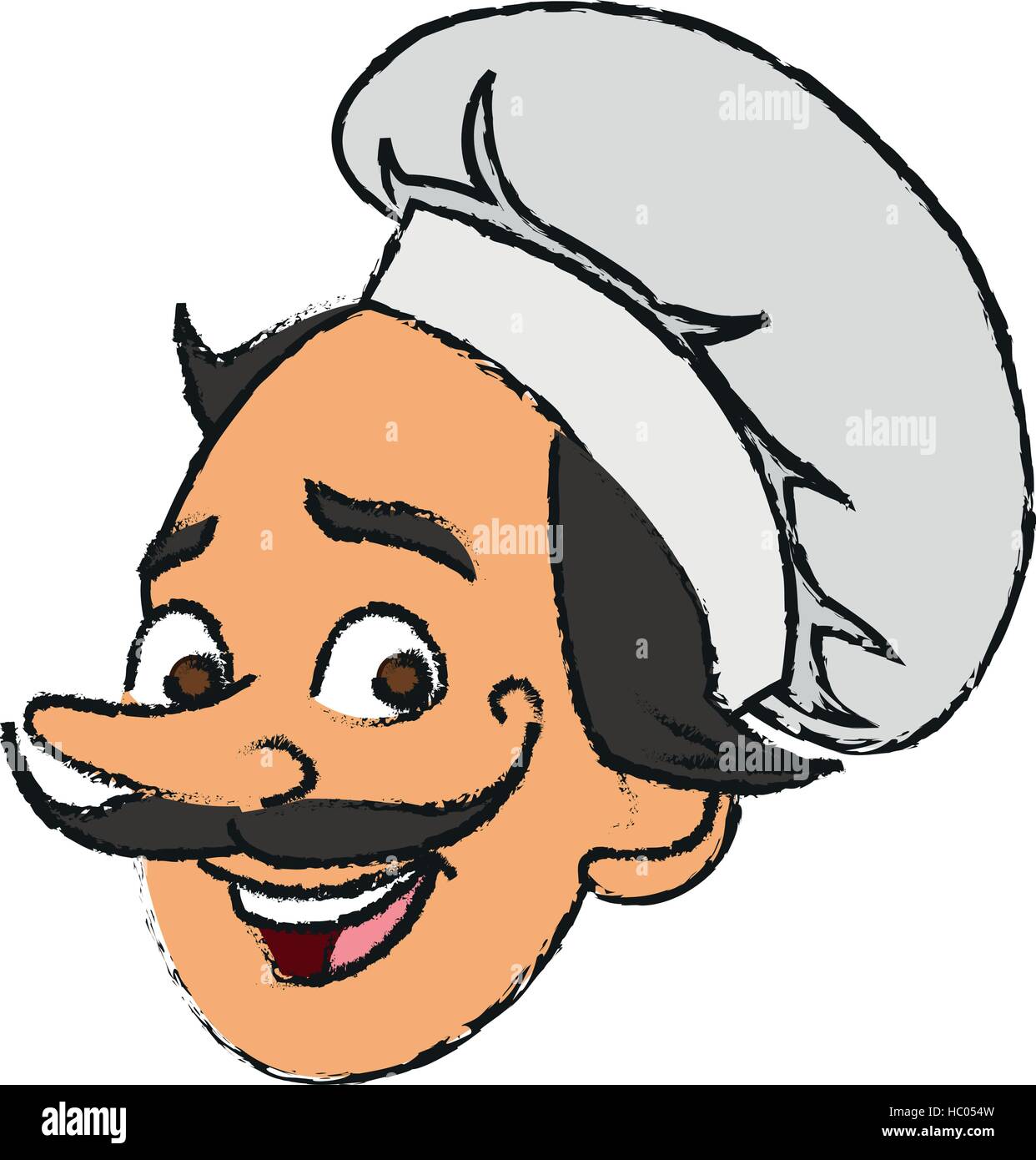 Isolated male chef cartoon design Stock Vector Image & Art - Alamy