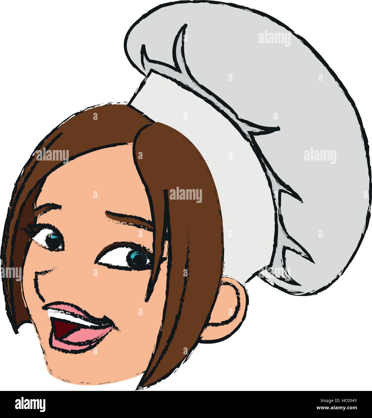 Isolated Female Chef Cartoon Design Stock Vector Image And Art Alamy