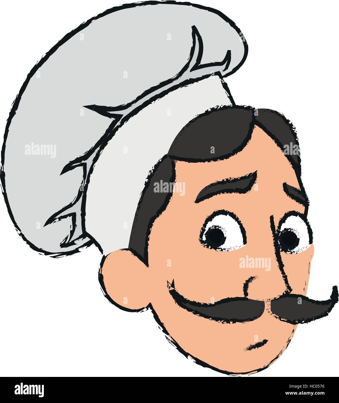 Isolated male chef cartoon design Stock Vector Image & Art - Alamy