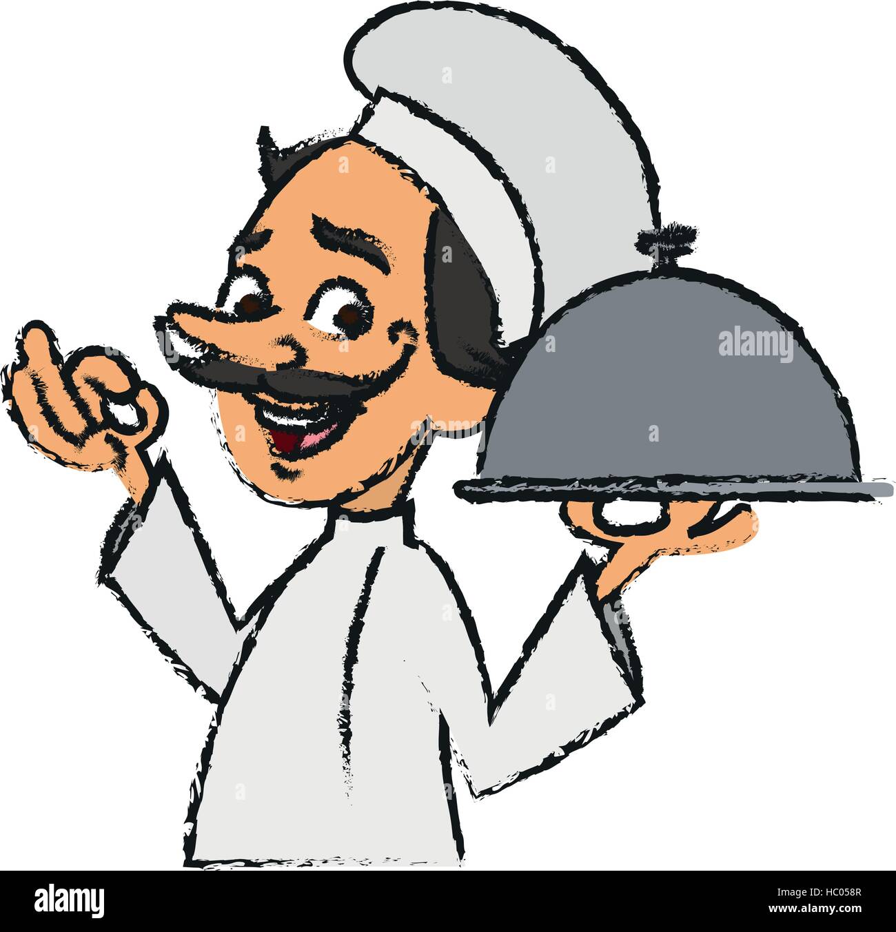 Isolated male chef cartoon design Stock Vector Image & Art - Alamy