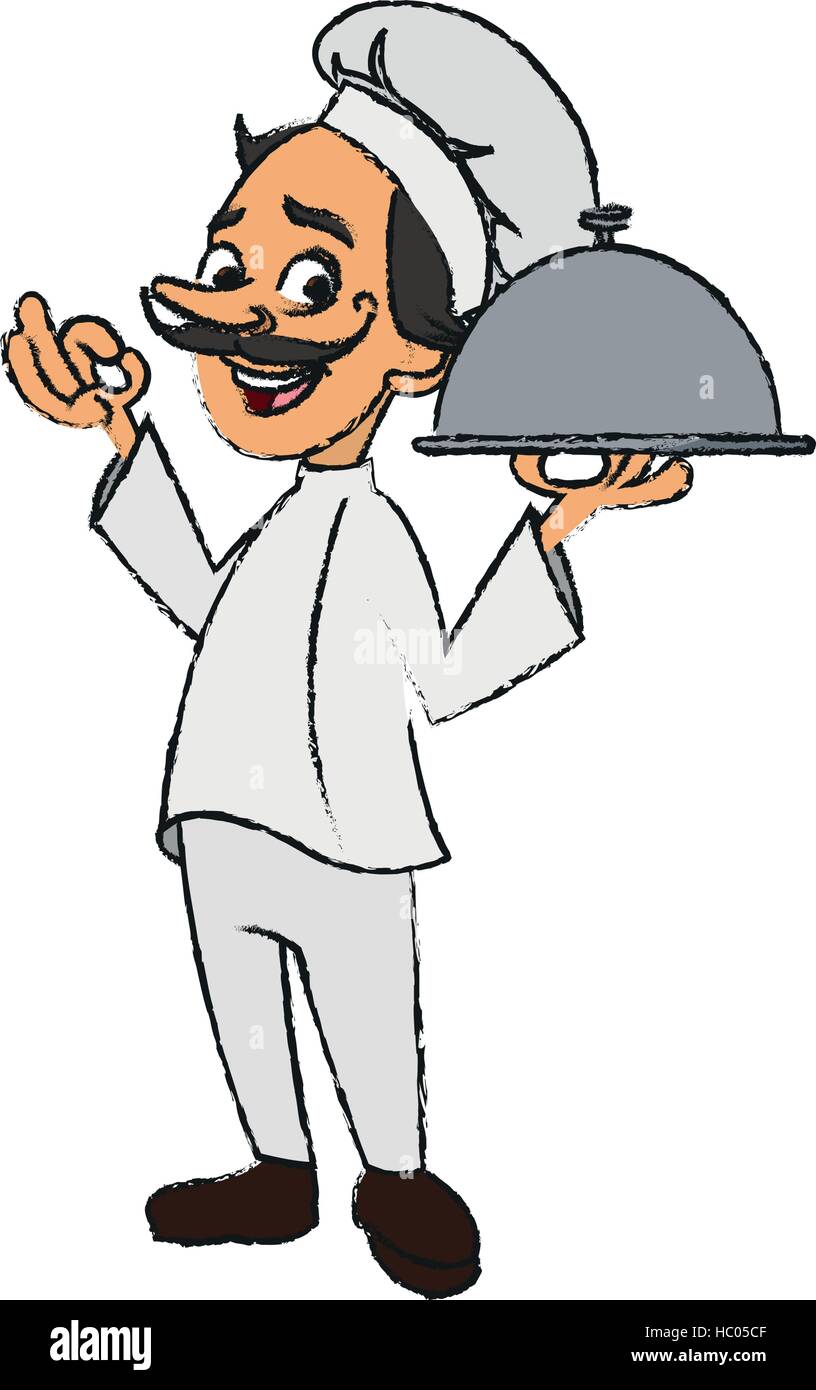 Isolated male chef cartoon design Stock Vector Image & Art - Alamy