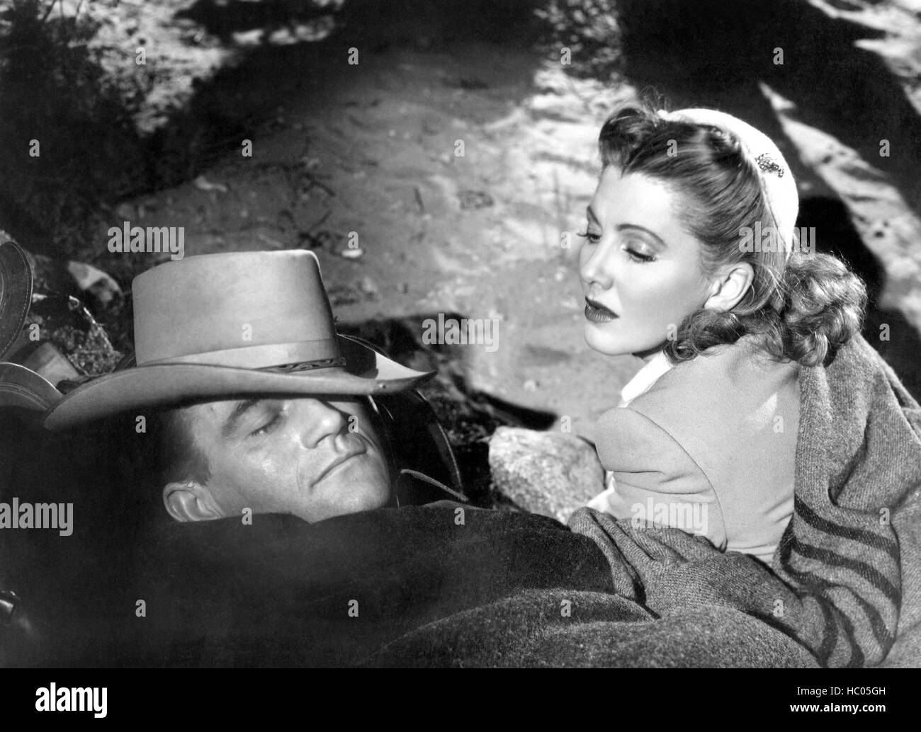 A LADY TAKES A CHANCE, (aka THE COWBOY AND THE GIRL), l-r: John Wayne ...