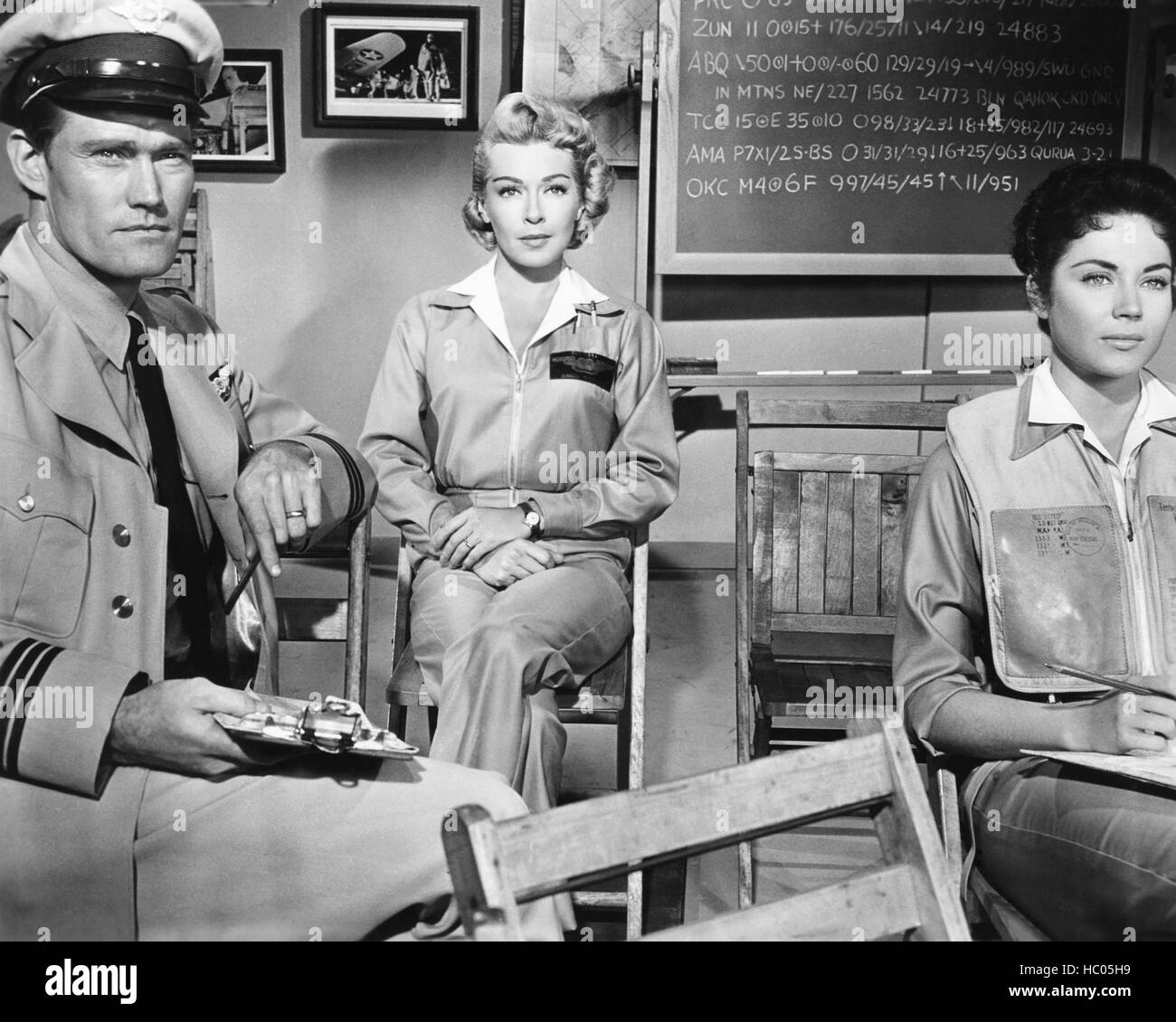 THE LADY TAKES A FLYER, from left: Chuck Connors, Lana Turner, Andra ...