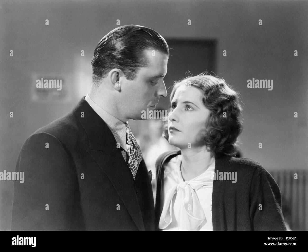 LADIES THEY TALK ABOUT, Lyle Talbot, Barbara Stanwyck, 1933 Stock Photo ...