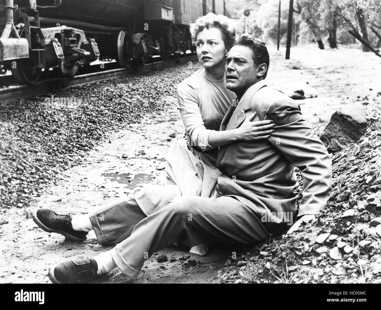 LAST TRAIN FROM BOMBAY, from left: Christine Larsen, Jon Hall, 1952 ...