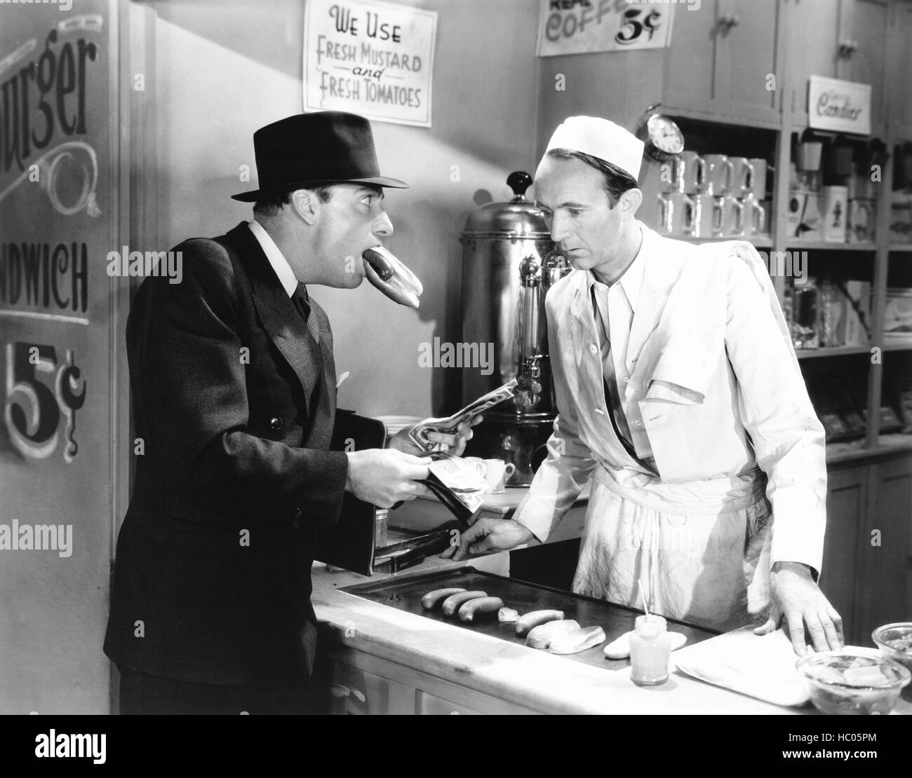 LADY TUBBS, from left: Alan Mowbray, Walter Brennan, 1935 Stock Photo ...