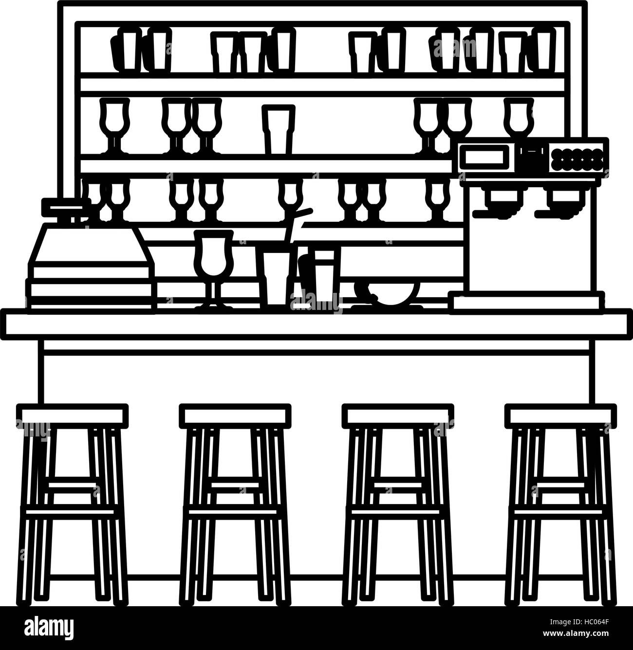 Isolated coffee shop design Stock Vector Image & Art - Alamy