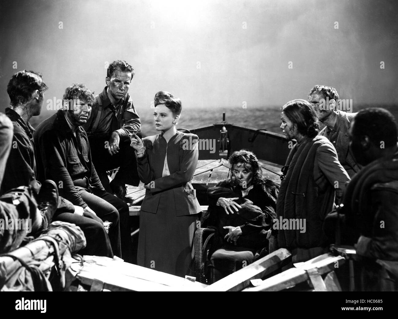 LIFEBOAT, Walter Slezak, Hume Cronyn, Tallulah Bankhead, Heather Angel ...