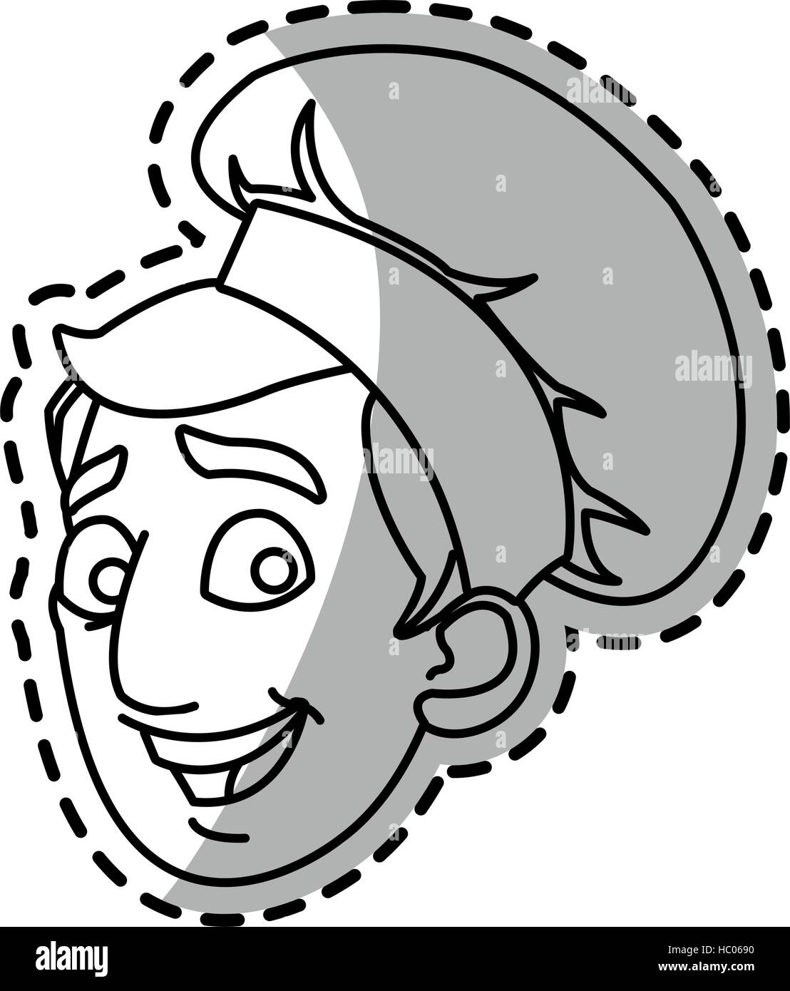 Isolated male chef cartoon design Stock Vector Image & Art - Alamy