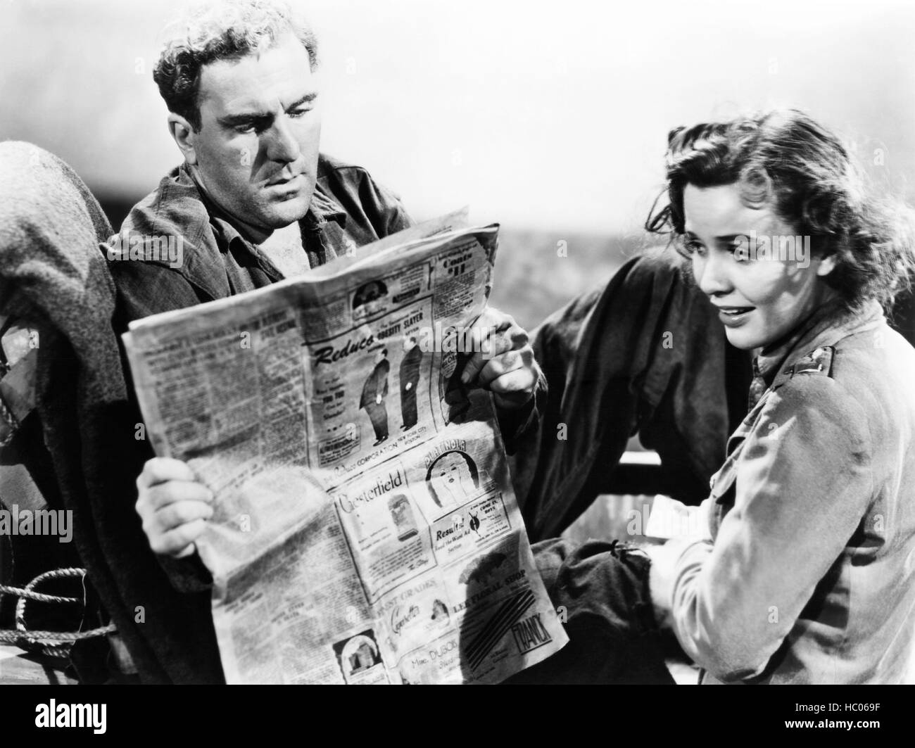 LIFEBOAT, from left: William Bendix, Mary Anderson, 1944. ©20th Century ...