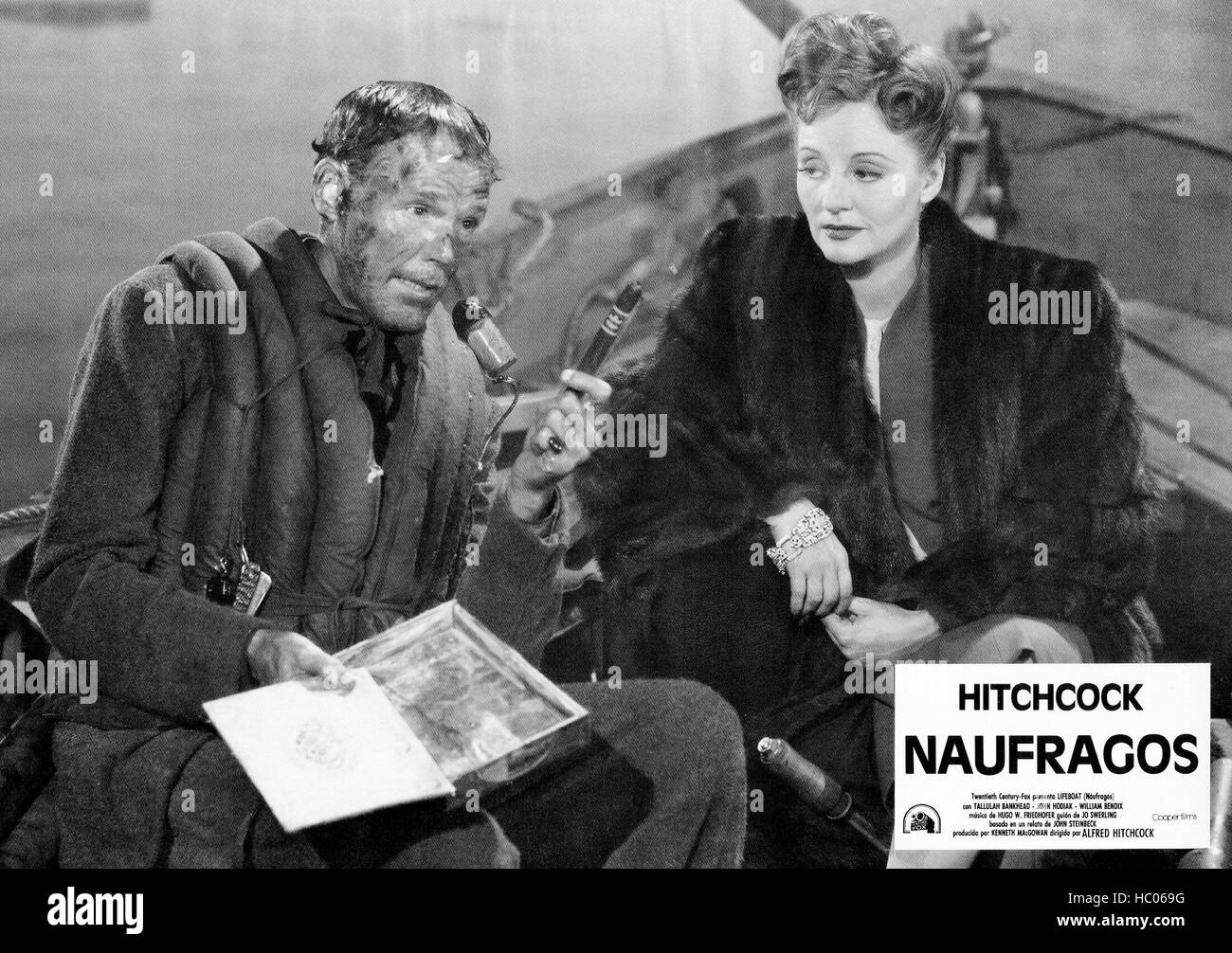 LIFEBOAT, (aka NAUFRAGOS), from left: Henry Hull, Tululah Bankhead ...