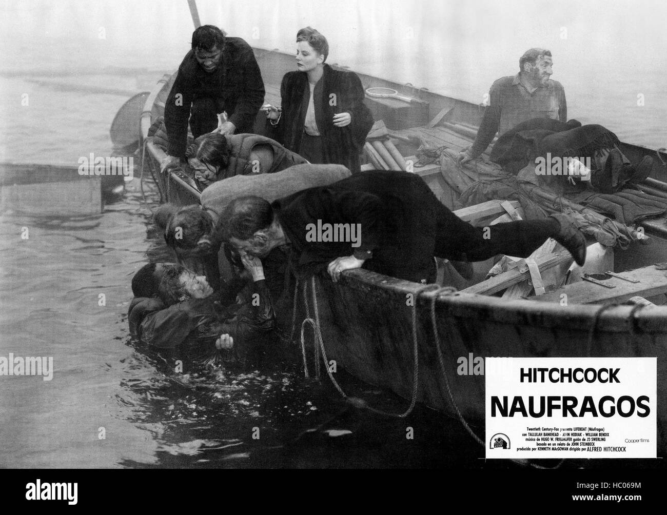 LIFEBOAT, (aka NAUFRAGOS), in water front to rear: Heather Angel ...