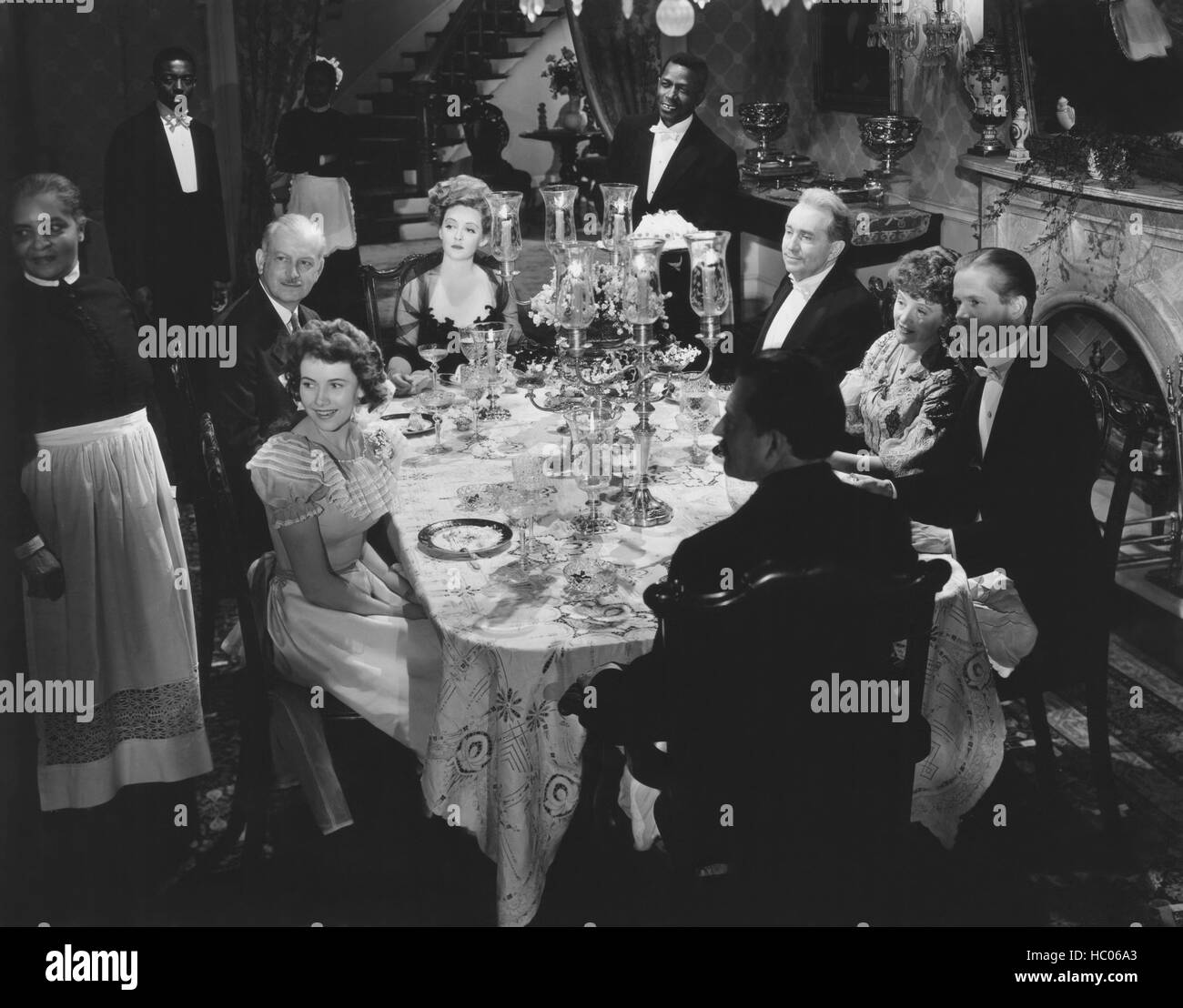 THE LITTLE FOXES, seated clockwise from left: Teresa Wright, Russell ...