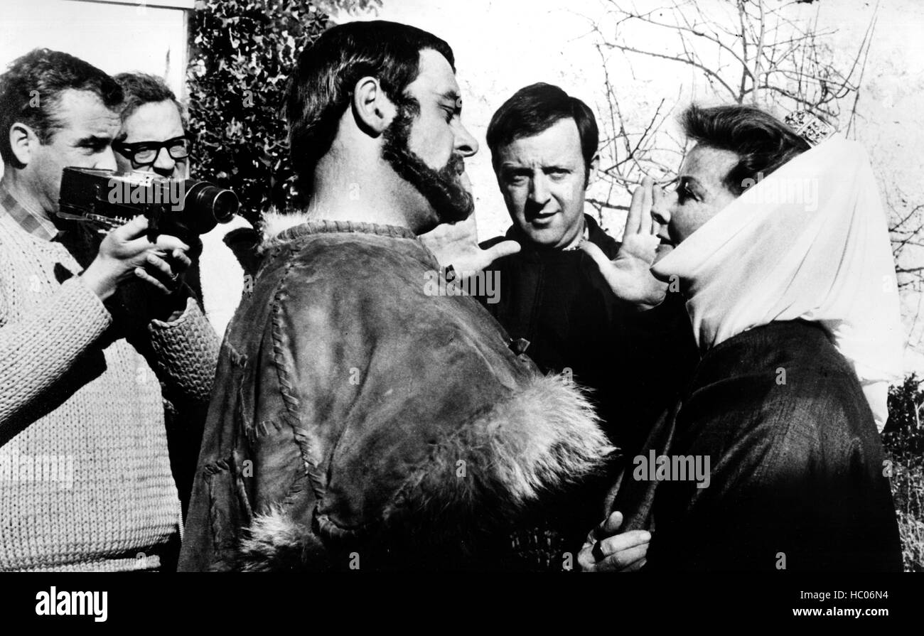 THE LION IN WINTER, Anthony Hopkins, director Anthony Harvey, Katharine ...