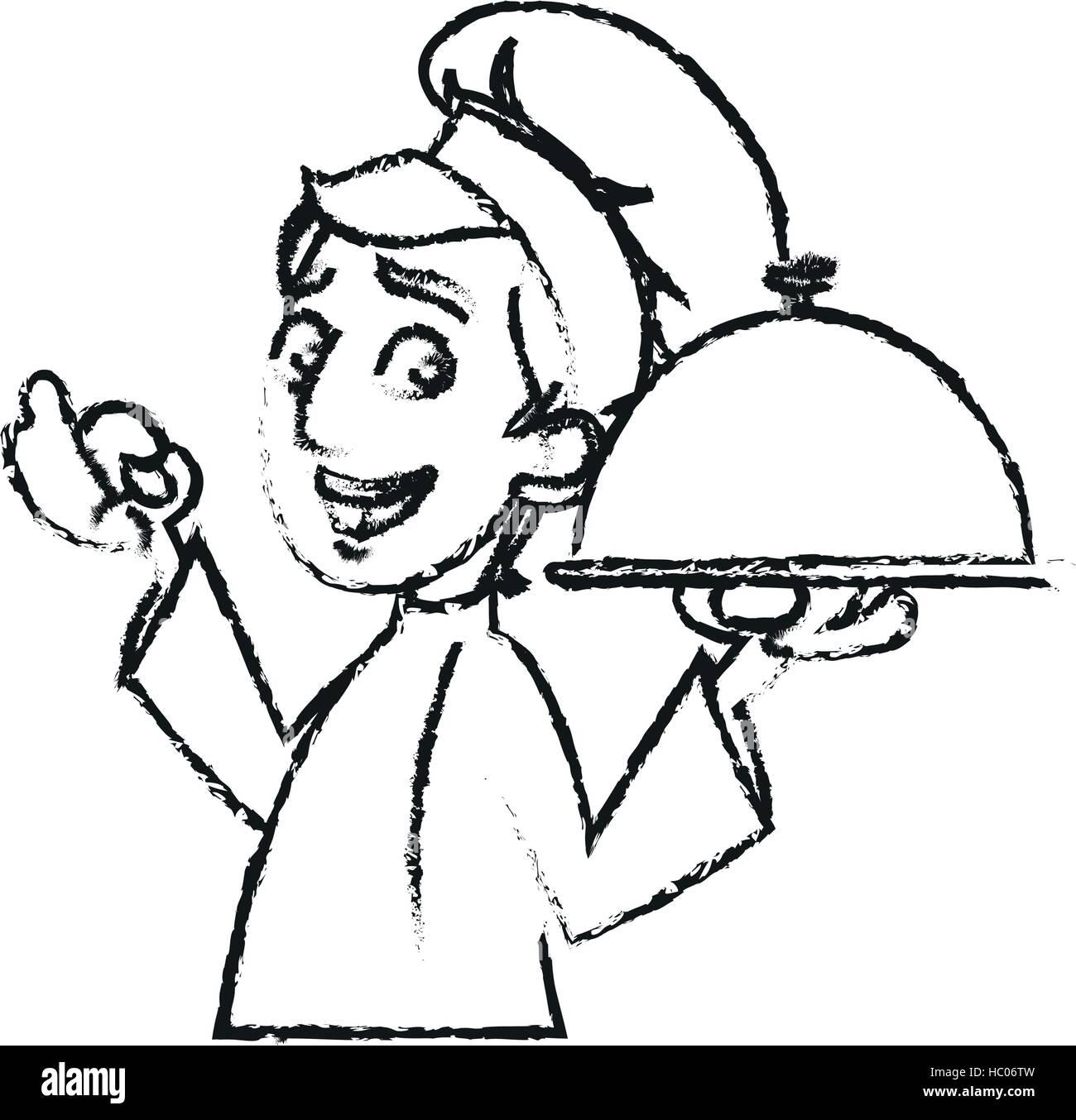 Isolated male chef cartoon design Stock Vector Image & Art - Alamy