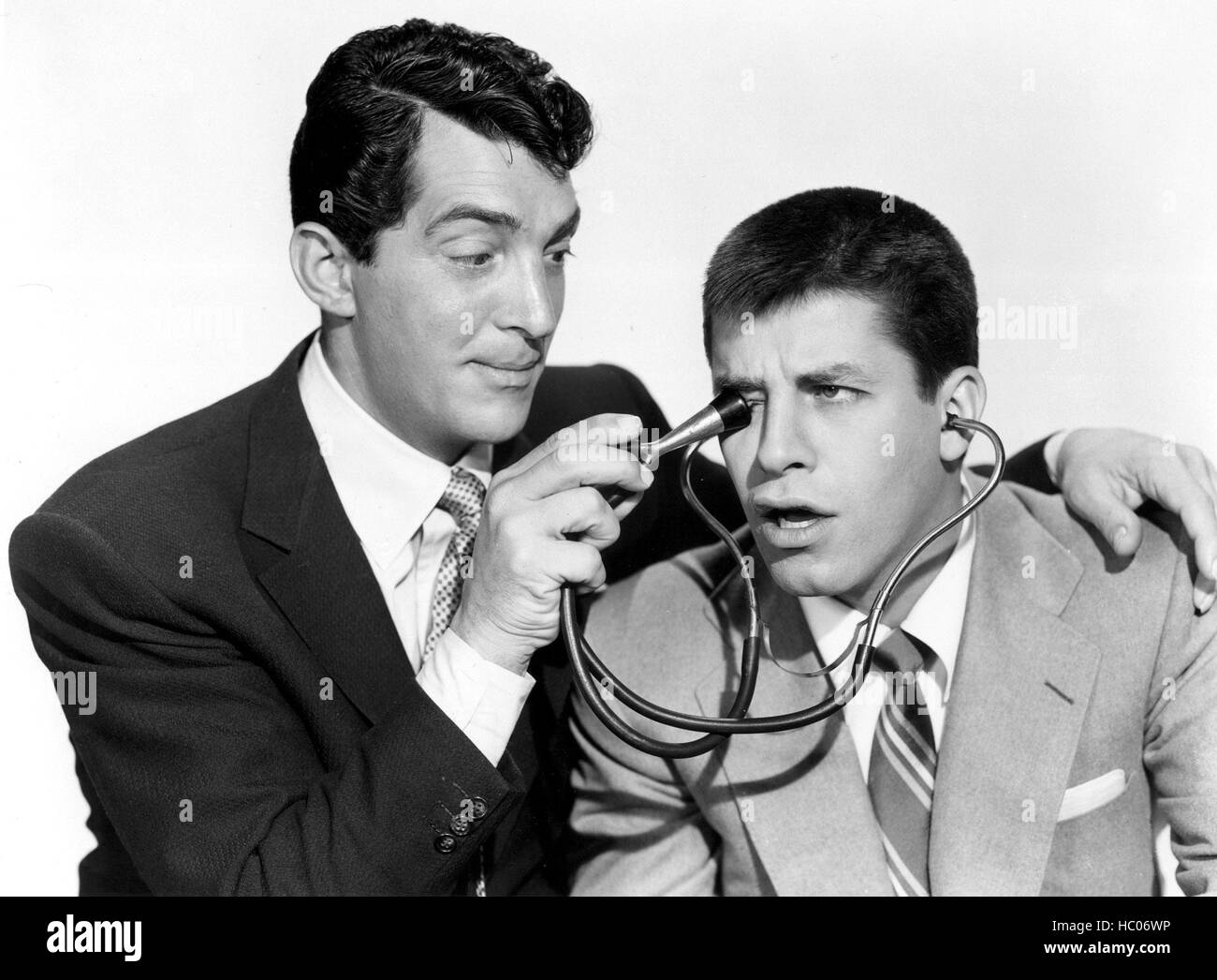 LIVING IT UP, Dean Martin, Jerry Lewis, 1954, stethoscope Stock Photo ...