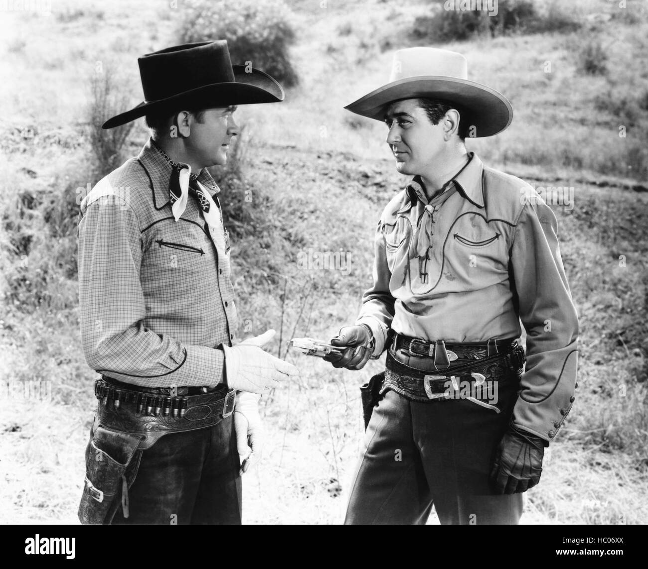 LITTLE JOE, THE WRANGLER, from left, Tex Ritter, Johnny Mack Brown ...