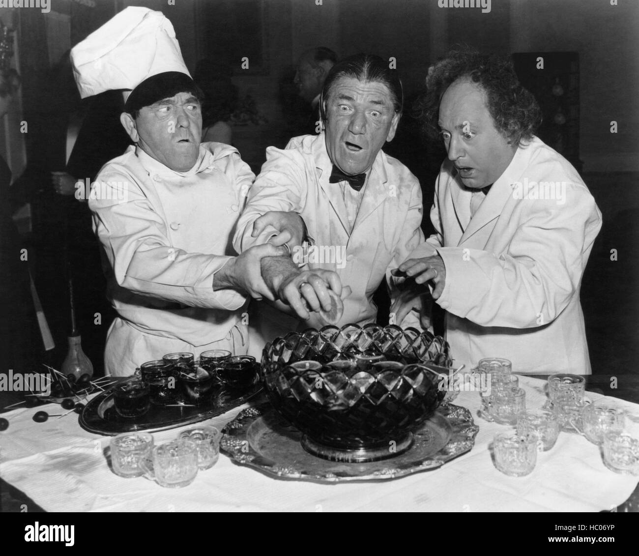 LISTEN, JUDGE, from left: Moe Howard, Shemp Howard, Larry Fine, 1952 ...