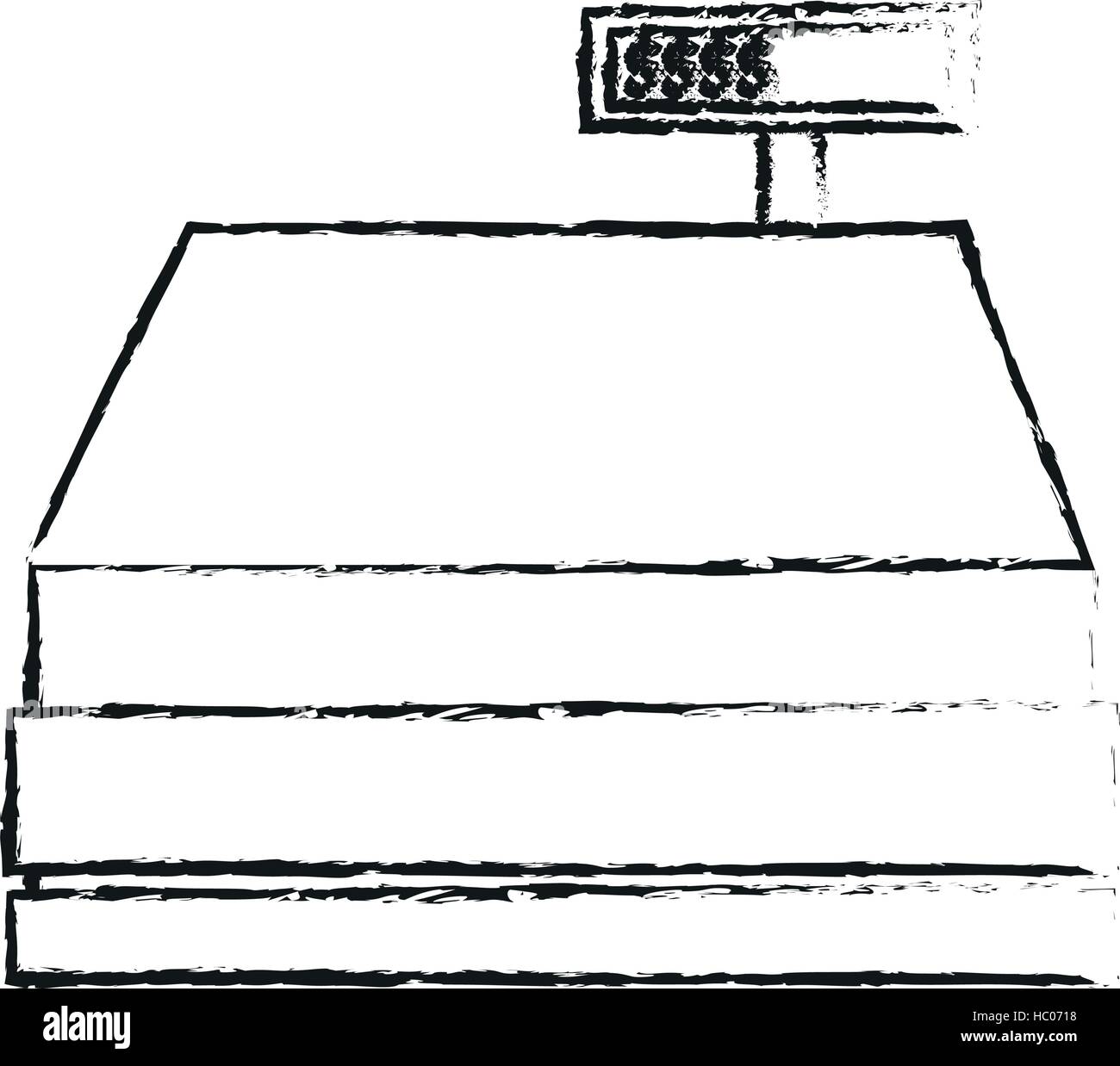 Isolated cash register design Stock Vector Image & Art - Alamy