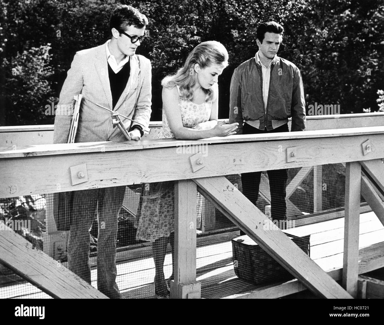 LILITH, from left, Peter Fonda, Jean Seberg, Warren Beatty, 1964 Stock ...