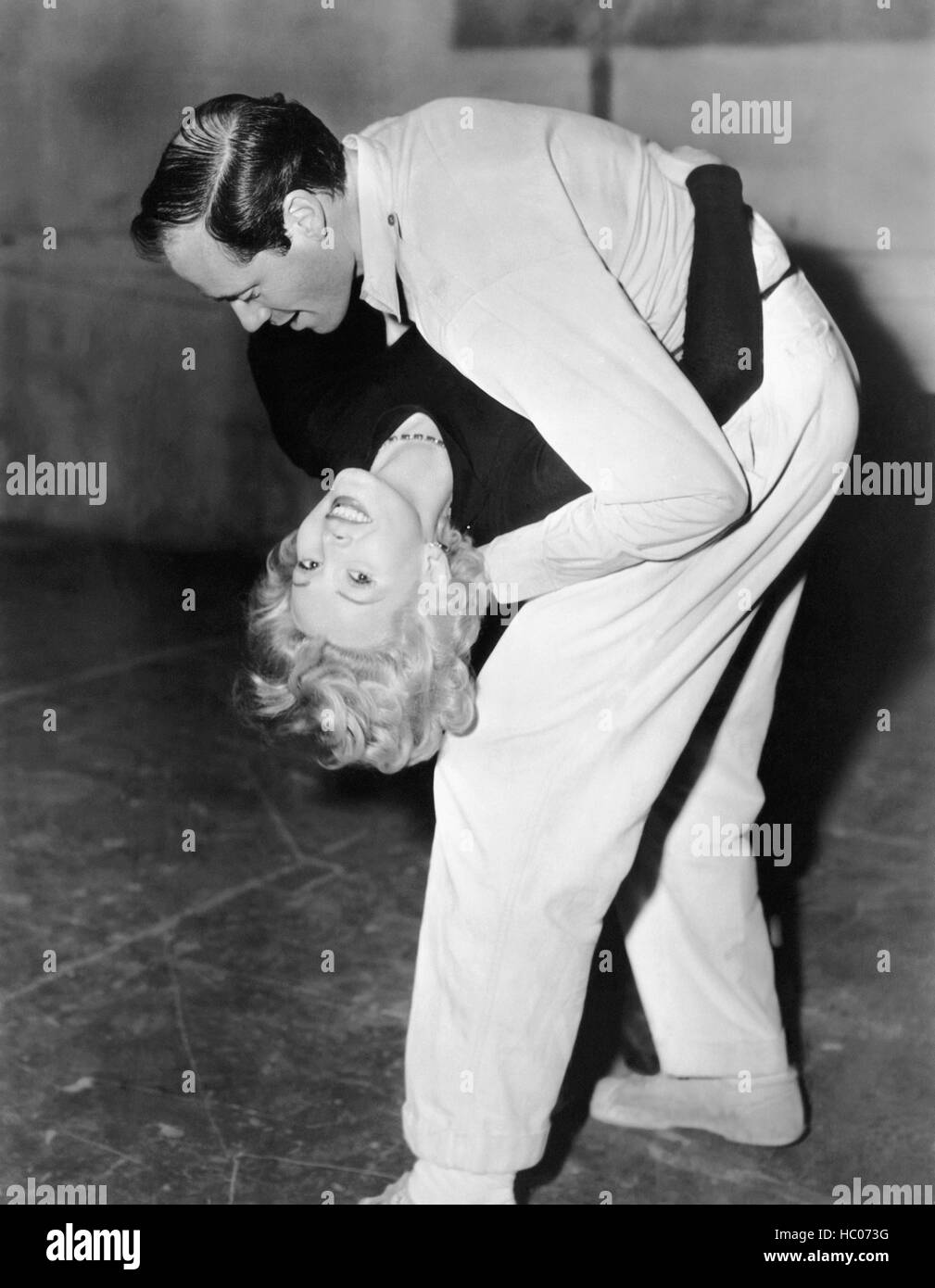 LILI, Zsa Zsa Gabor, Mel Ferrer, rehearsing a dance number, 1953 Stock ...
