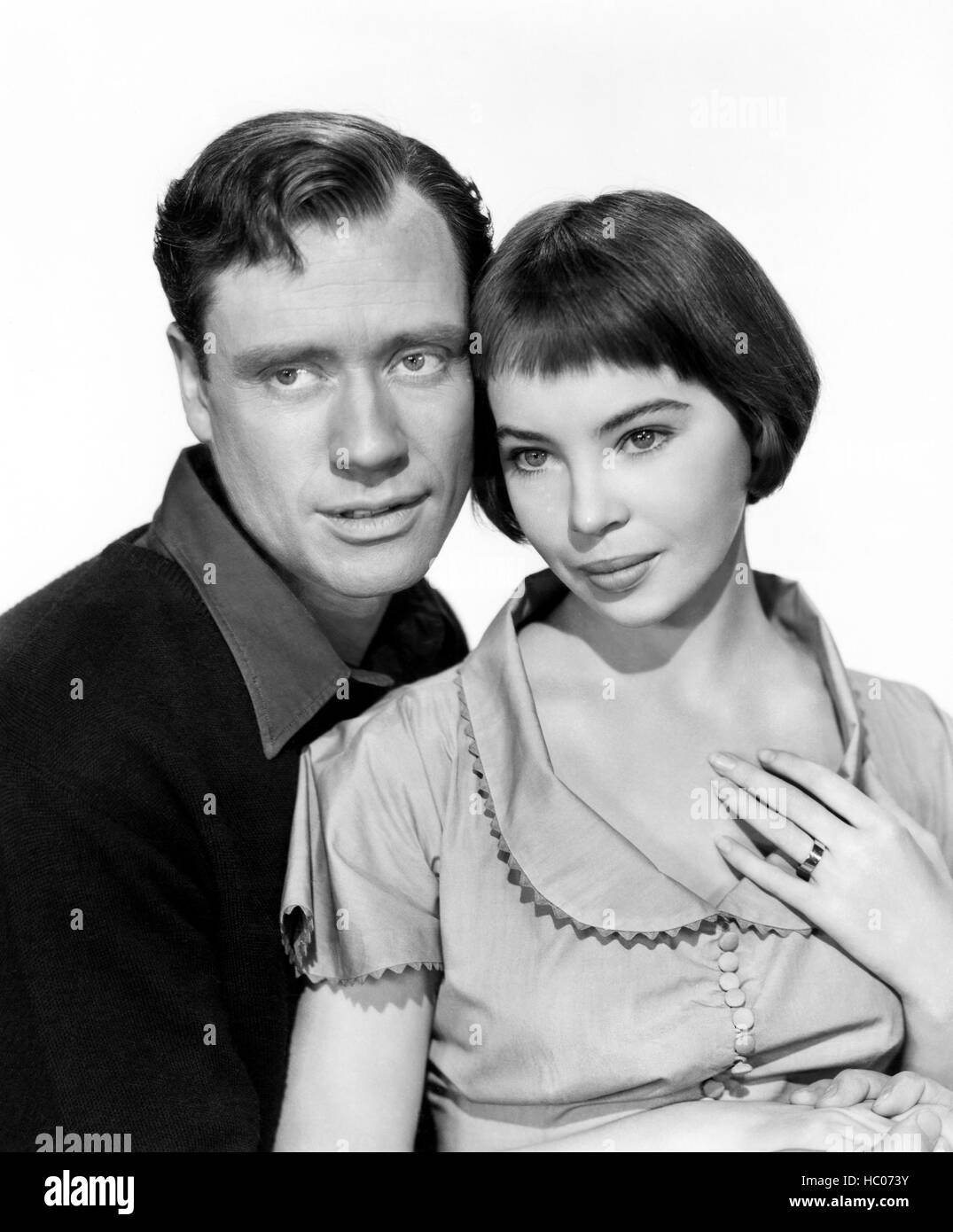 LILI, from left: Mel Ferrer, Leslie Caron, 1953 Stock Photo - Alamy