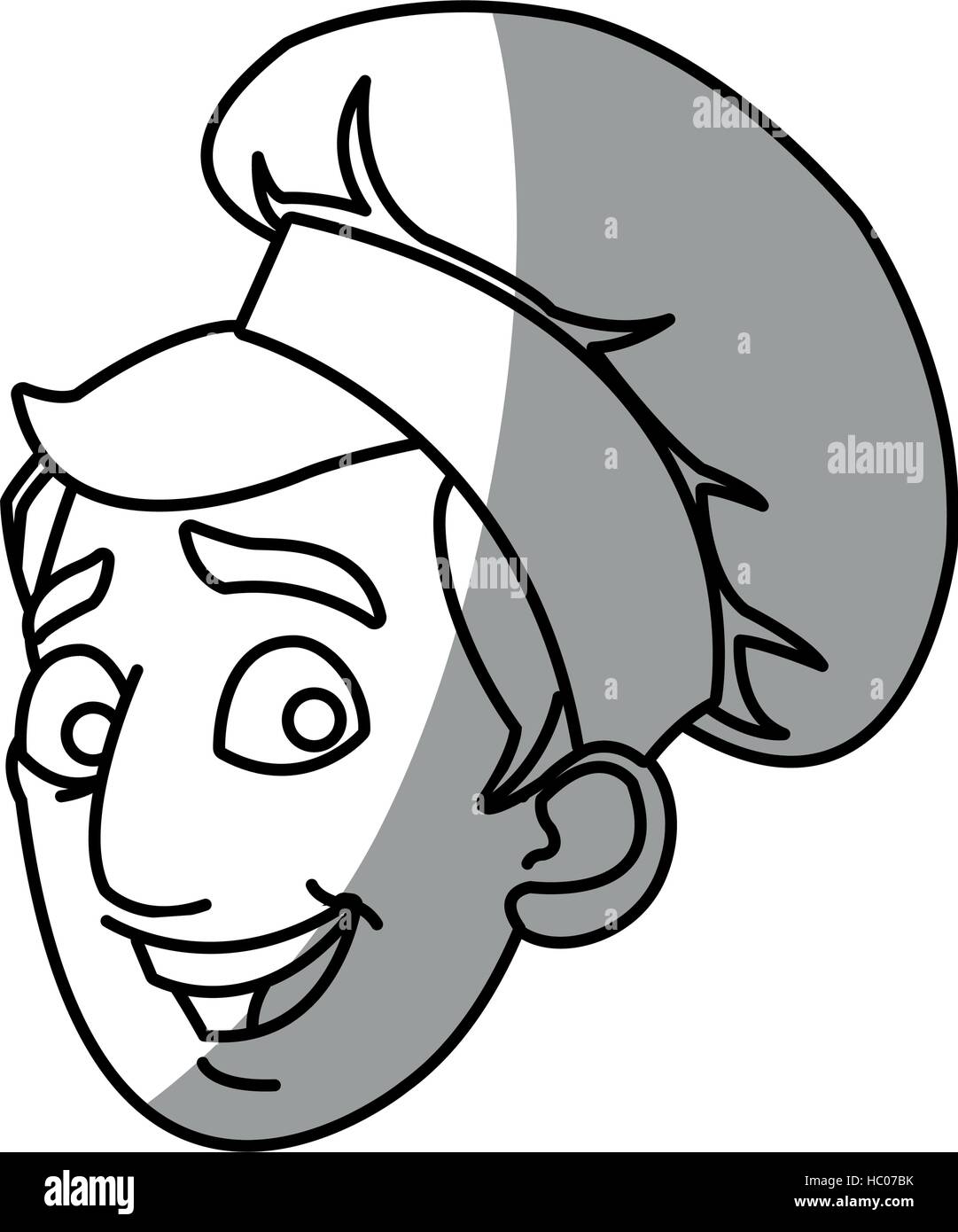 Isolated male chef cartoon design Stock Vector Image & Art - Alamy