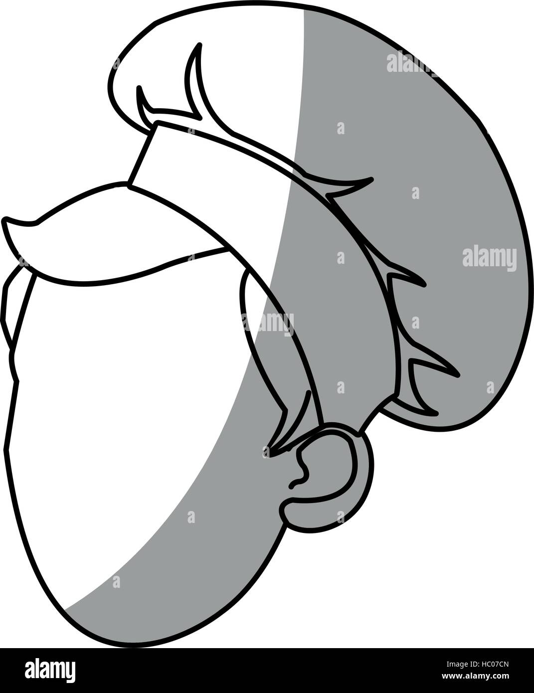 Isolated male chef head design Stock Vector Image & Art - Alamy