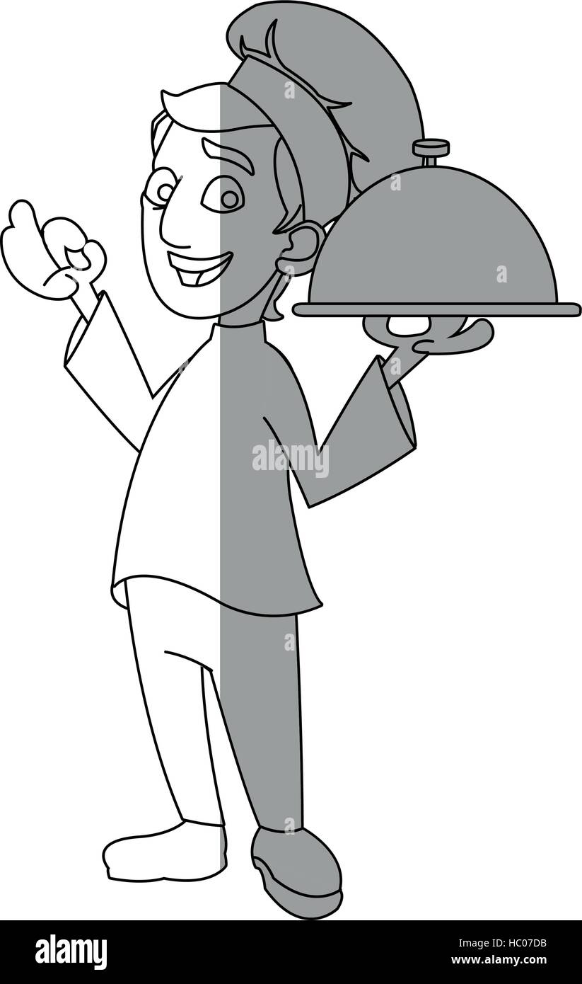 Isolated male chef cartoon design Stock Vector Image & Art - Alamy