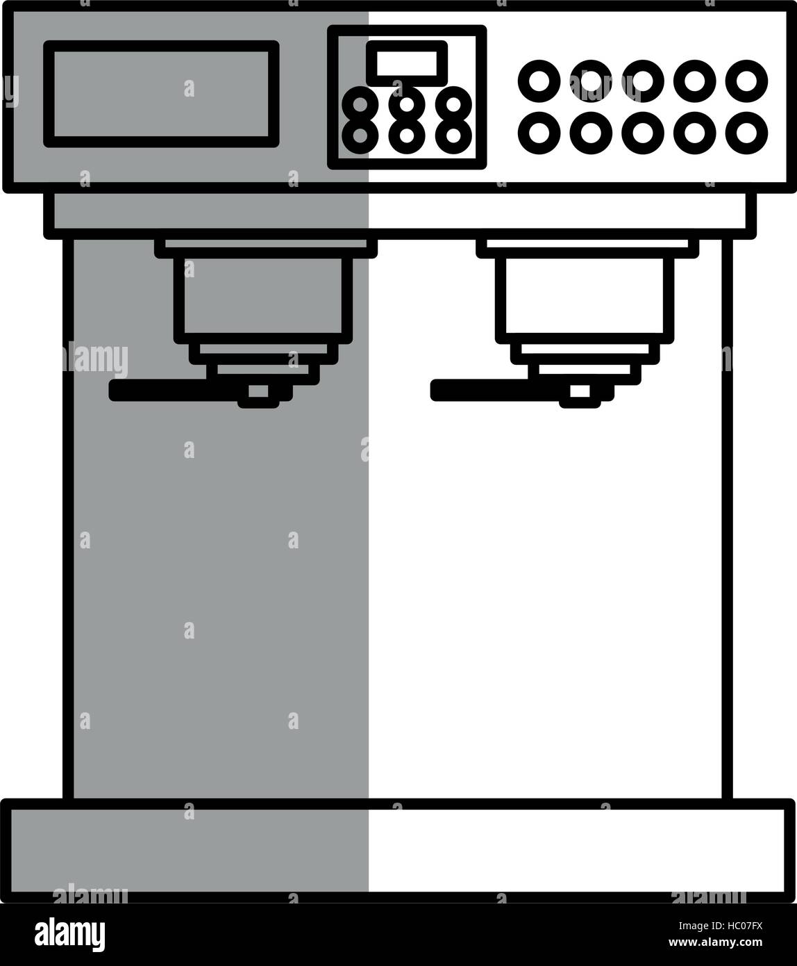 Isolated coffee machine design Stock Vector Image & Art - Alamy