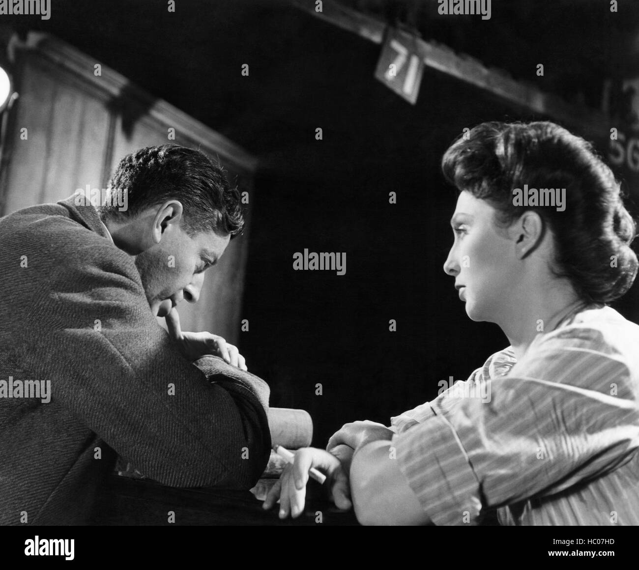 THE LOVES OF JOANNA GODDEN, from left: director Charles Frend, Googie ...