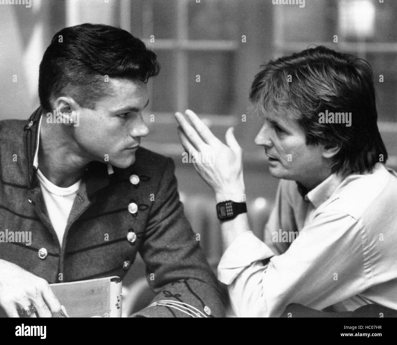 THE LORDS OF DISCIPLINE, from left: David Keith, director Franc Roddam ...