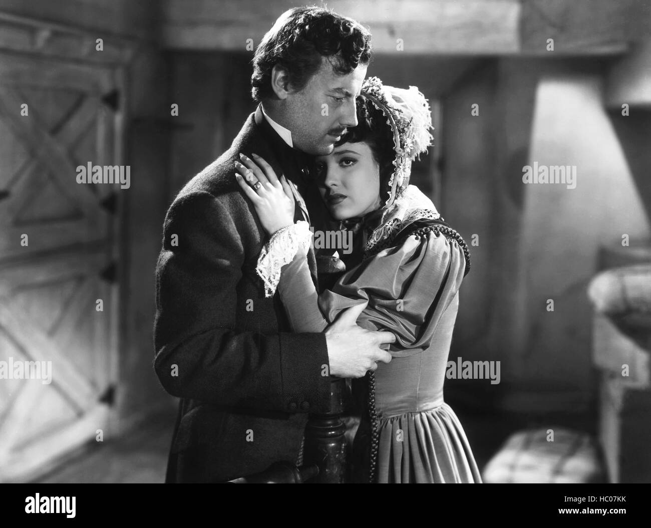 THE LOVES OF EDGAR ALLAN POE, from left: Shepperd Strudwick, Linda ...