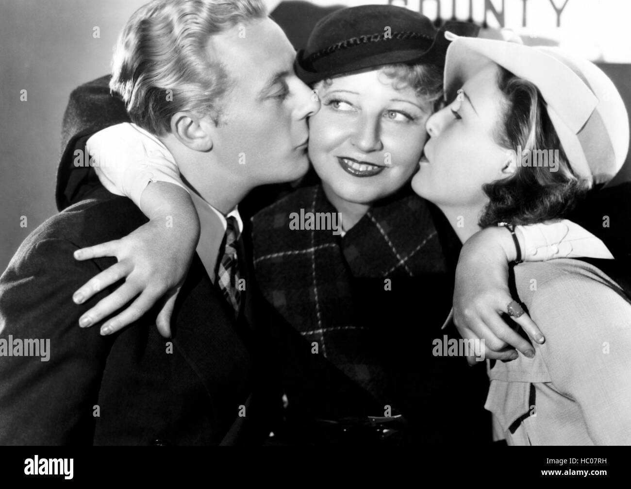LOVE ON A BET, l-r: Gene Raymond, Helen Broderick, Wendy Barrie, 1936 ...