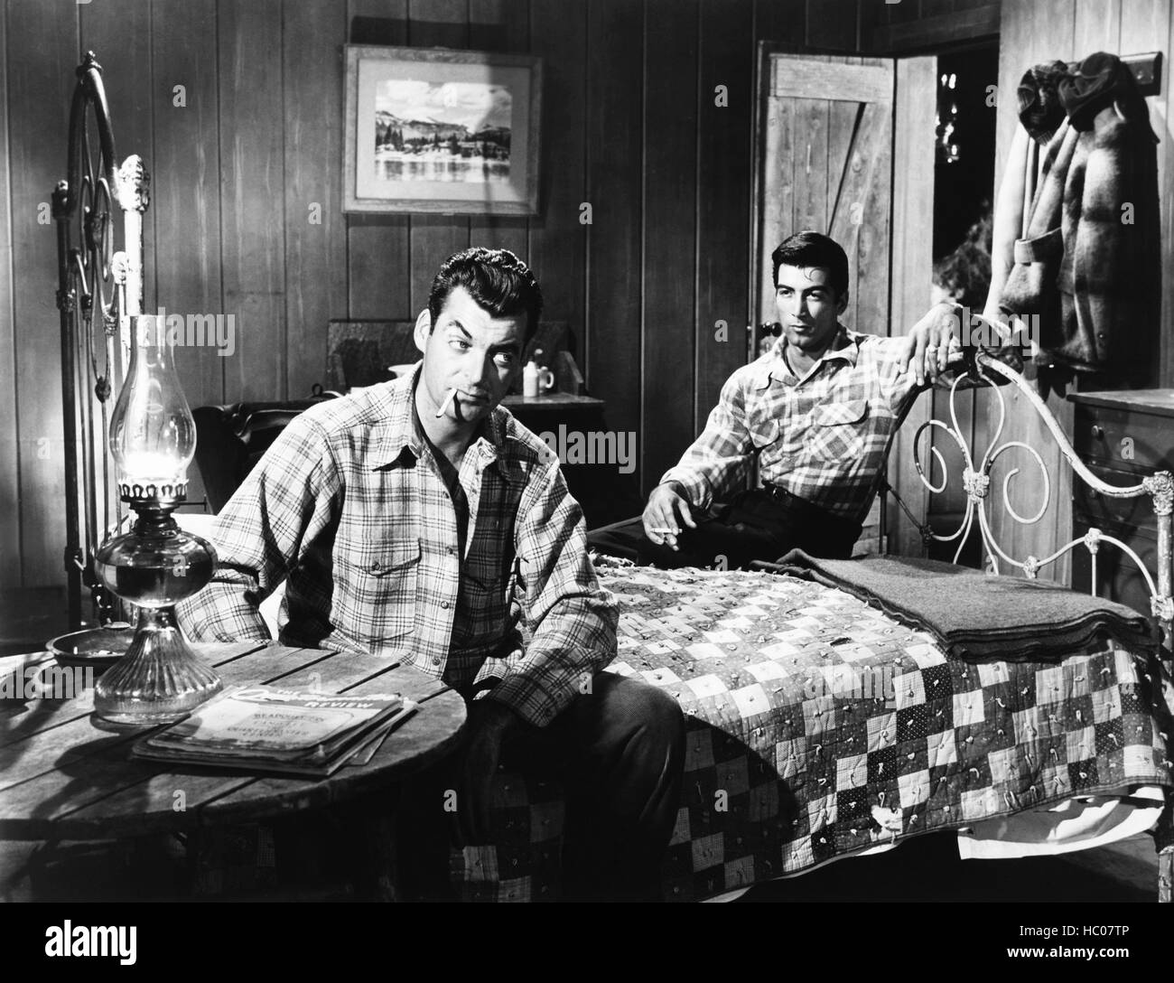 THE LOOTERS, from left: Rory Calhoun, Ray Danton, 1955 Stock Photo - Alamy