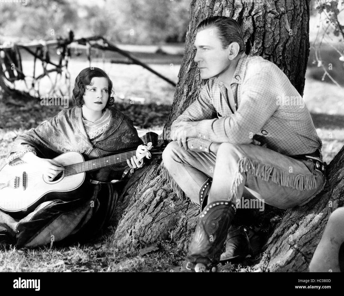 THE LONE RIDER, from left, Vera Reynolds, Buck Jones, 1930 Stock Photo ...