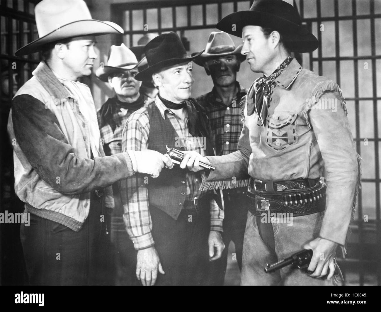 THE LONE STAR VIGILANTES, front from left: Tex Ritter, Budd Buster ...