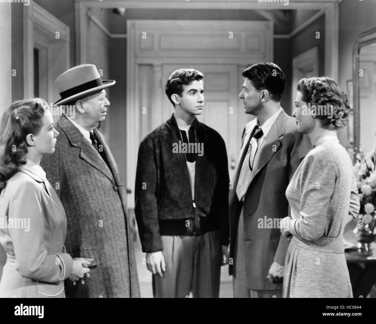 LOUISA, from left, Piper Laurie, Charles Coburn, Scotty Beckett, Ronald ...