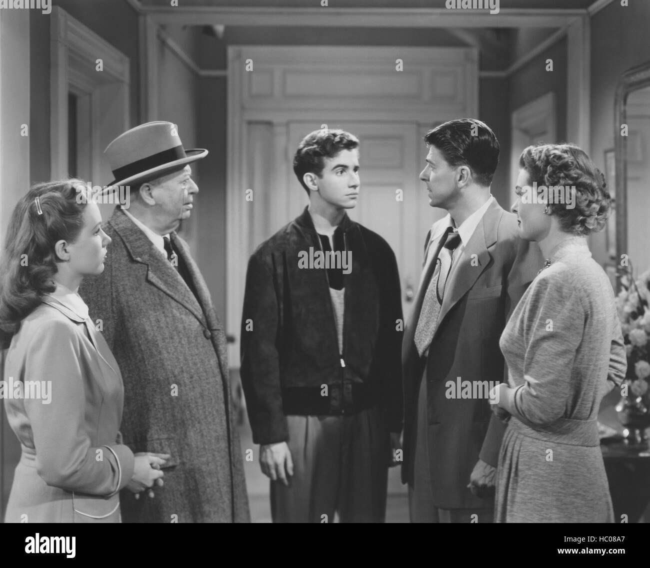 LOUISA, from left: Piper Laurie, Charles Coburn, Scotty Beckett, Ronald ...