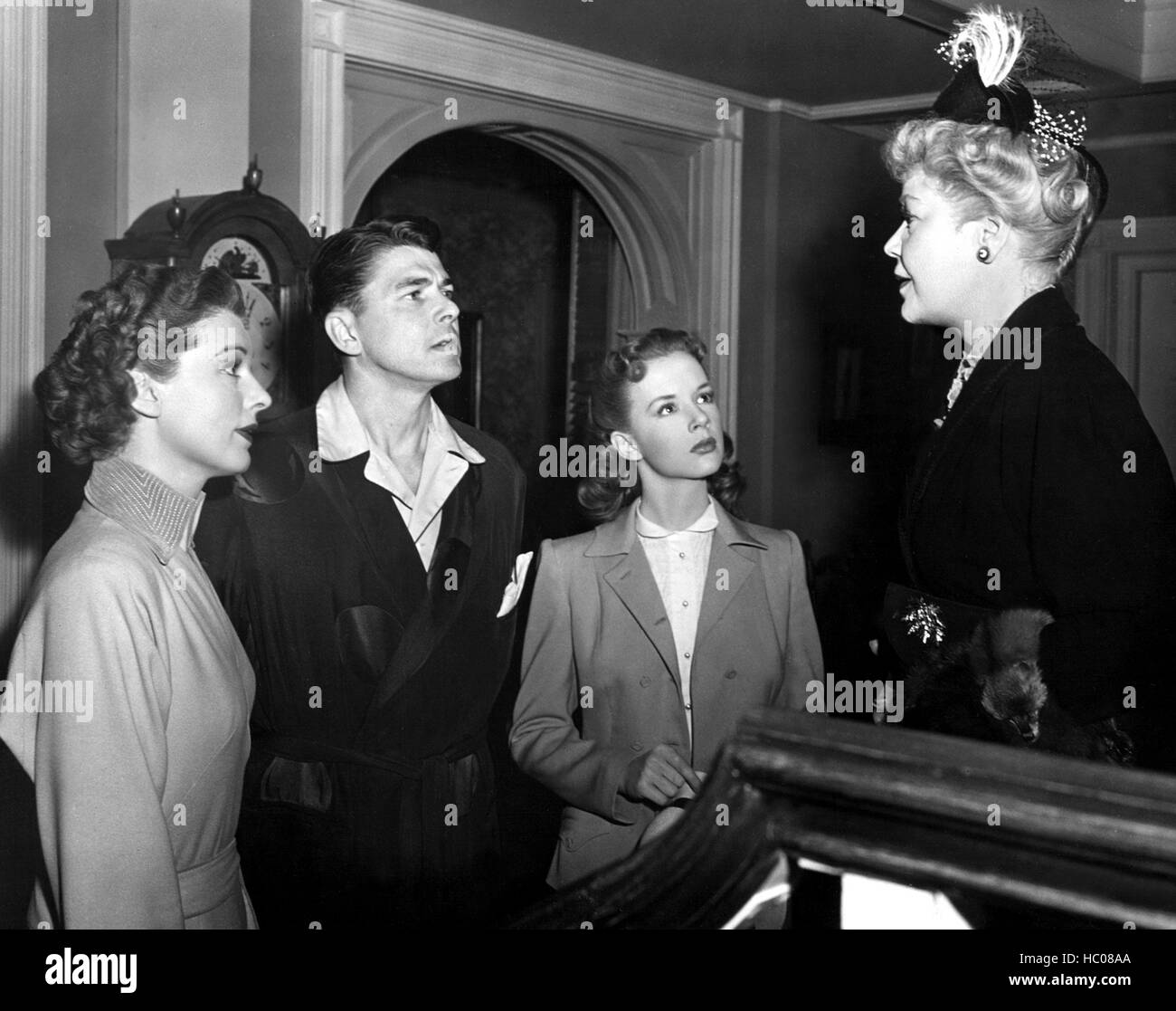 LOUISA, Ruth Hussey, Ronald Reagan, Piper Laurie, Spring Byington, 1950 ...