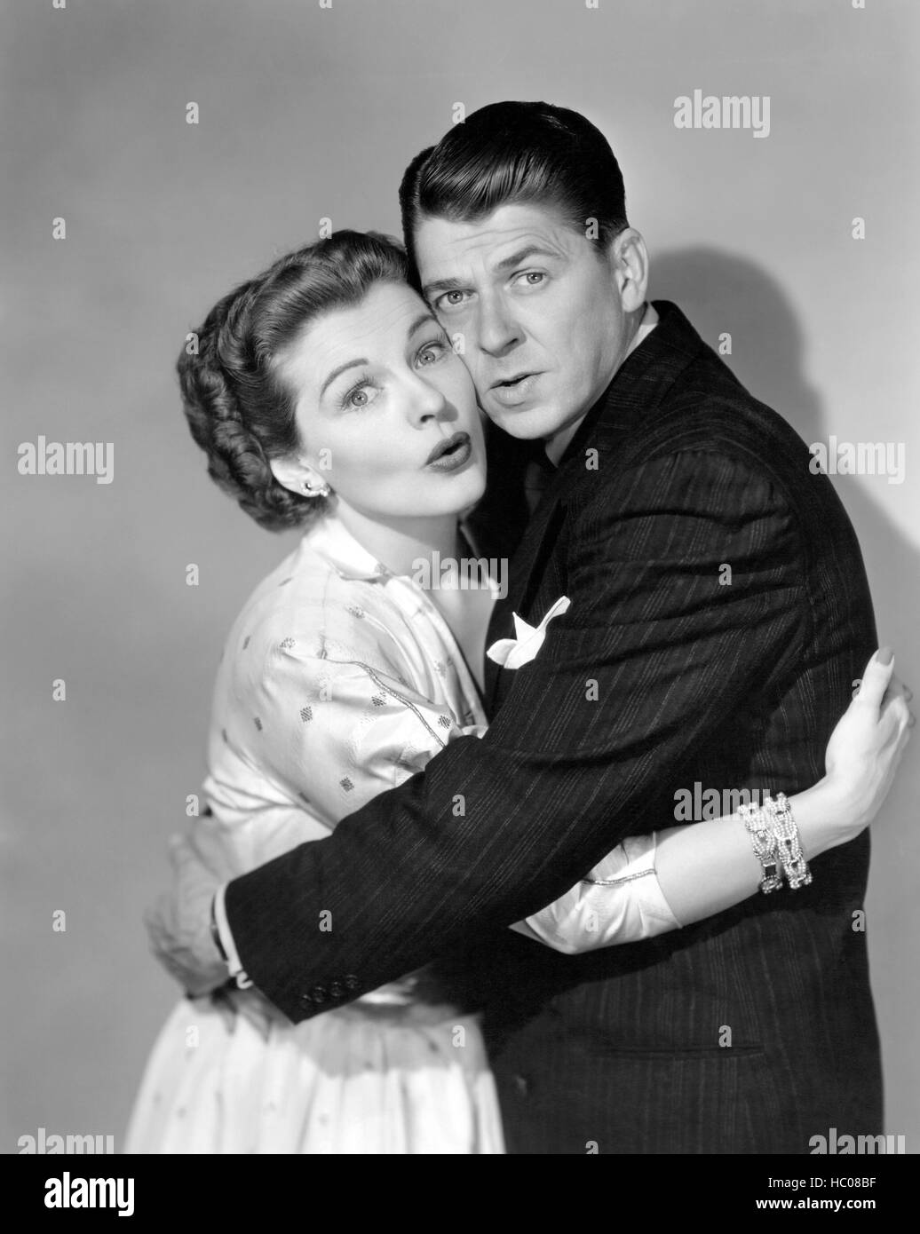 LOUISA, from left: Ruth Hussey, Ronald Reagan, 1950 Stock Photo - Alamy