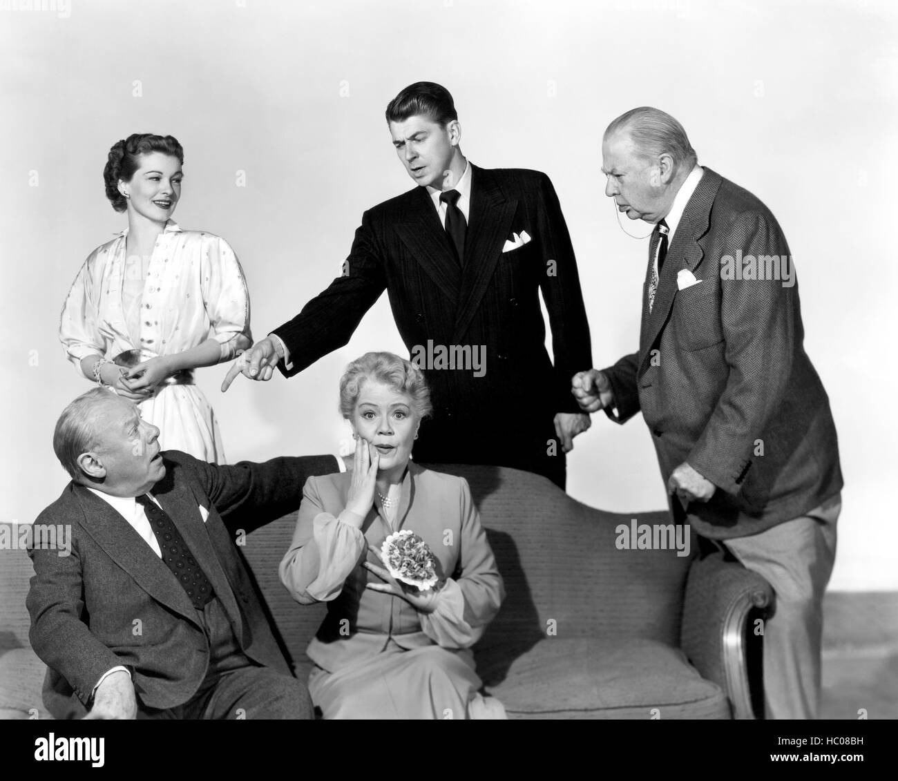 LOUISA, front row, left to right: Charles Coburn, Spring Byington; back ...