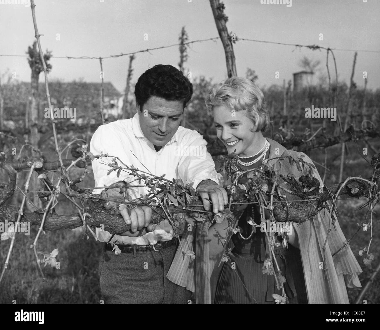 LOVE, (aka LIEBE), from left: Raf Vallone, Maria Schell, 1956 Stock ...