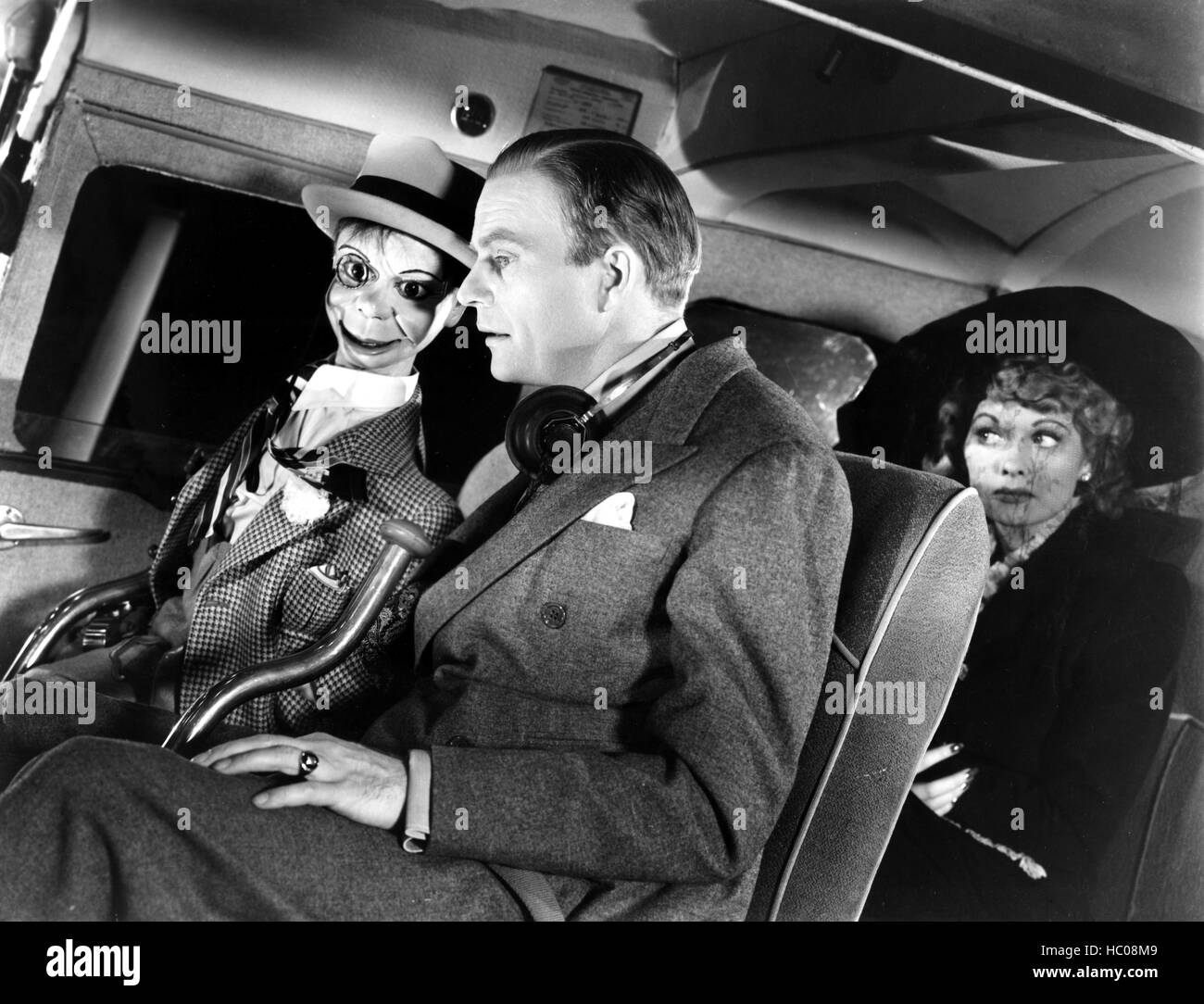 LOOK WHO'S LAUGHING, Charlie McCarthy, Lucille Ball, Edgar Bergen, 1941 ...